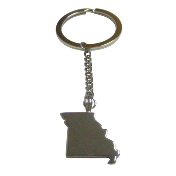 Kiola Designs | Accessories | Missouri State Map Shape Pendant Keychain ...
